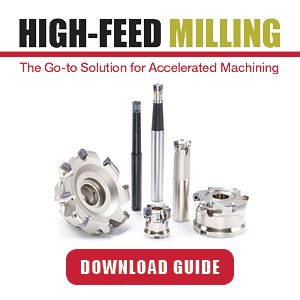 High Feed Milling Can Reduce Cycle Times 50 Percent | Modern Machine Shop